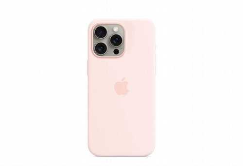 Чехол iPhone 15 Pro Max Silicon Case розовый