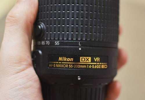 Телеобъектив Nikon 55-200 VR2
