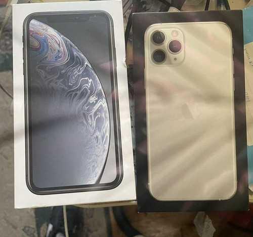 Коробка от iPhone 11 pro 256 и xr 64
