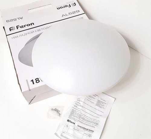 Светильник потолочный светодиодный 18W белый Feron