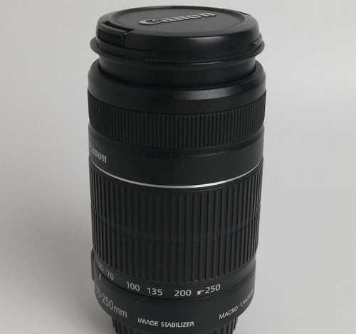 Объектив canon ef s 55 250 mm IS ll
