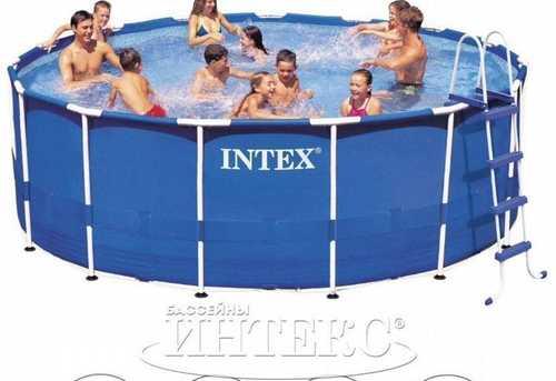 Каркасный бассейн 457 122 см Intex