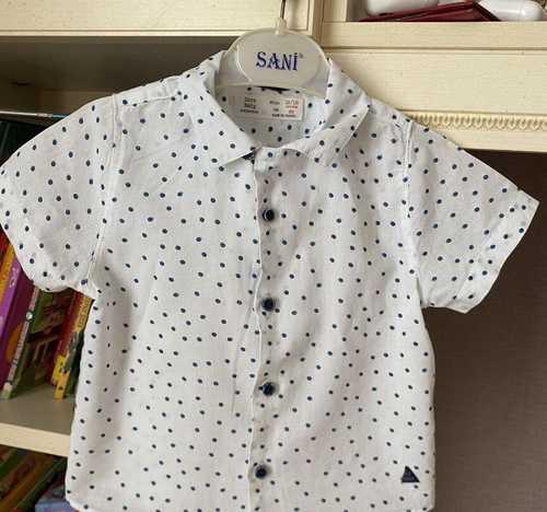 Рубашка zara для мальчика 86-92