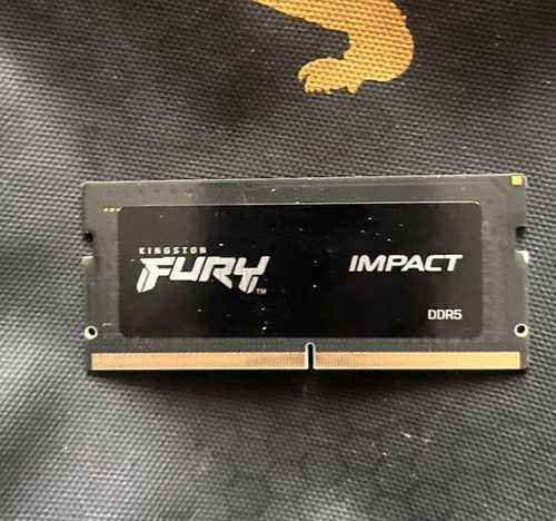 Оперативная память ddr5 для ноутбука 8gb