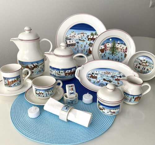 Villeroy&Boch Naif Christmas зима кружки и др