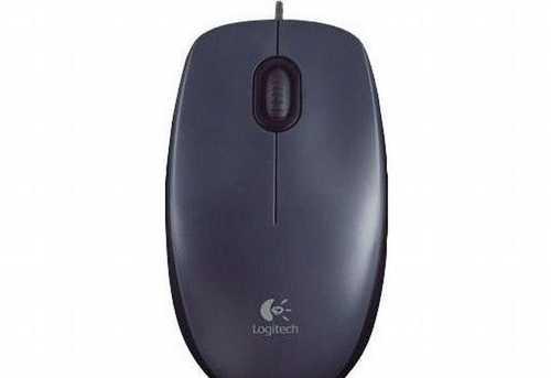 Мышь проводная Logitech M90 серая Оригинальная