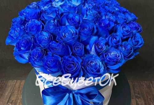 Синие розы купить в Москве с доставкой