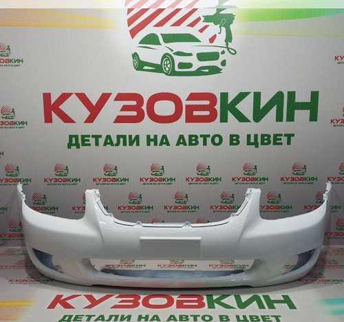 Бампер передний Церато Cerato 06-09 белый новый