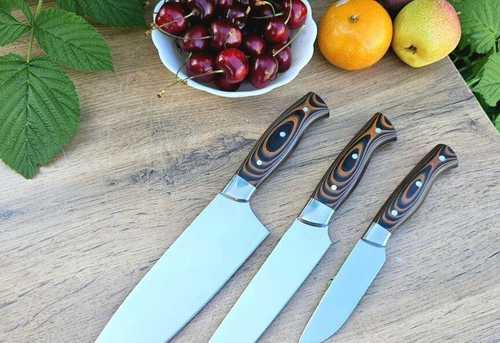 Набор кухонных ножей (цельнометаллические )