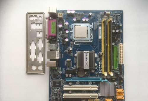 Gigabyte GA-G31M-S2l + Core2Quad Q9400 + DDR2 4Gb