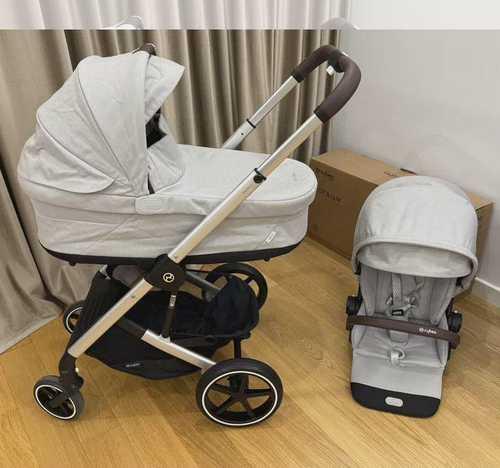 Коляска Cybex Balios S Lux 2 в 1 Lava grey