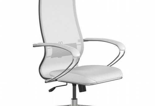 Кресло Метта Ergolife Sit 10, хром, белый (B1-115K