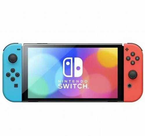 Игровая приставка Nintendo Switch oled 64 гб Neon