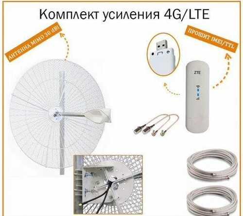 4G Антенна 800-2700 Parabola+ модем MIG27 -012