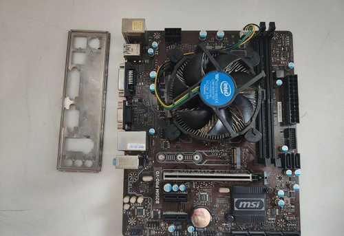 Комплект 1151 MSI B250 / G4400