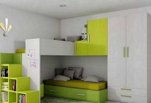 Мебель для детской кровать + шкаф