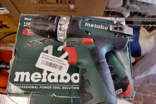 Аккумуляторный винтоверт Metabo PowerMaxx BS 12В