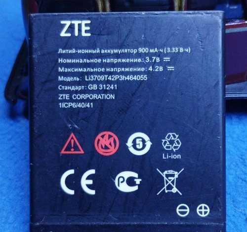 ZTE Li3709T42P3h464055. Аккумулятор. Оригинал