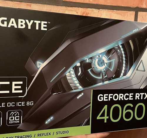 Gigabyte GeForce RTX 4060 GV-N4060eagleoc ICE-8GD