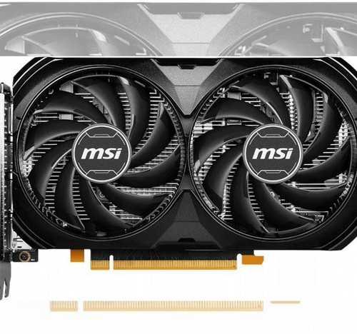 Видеокарта MSI nvidia GeForce RTX 4060 RTX 4060 ventus 2X black 8G 8гб Ventus 2X Black, gddr6, Ret R