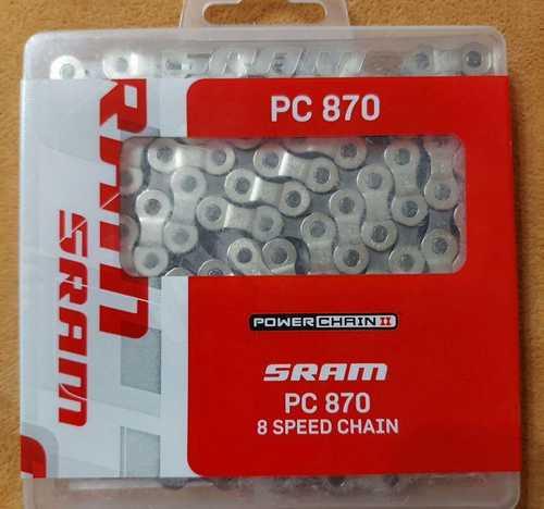 Цепь для велосипеда 8 скоростей Sram PC870