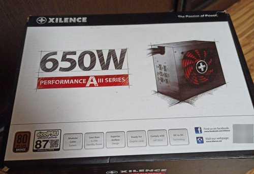 Блок питания Xilence 650w