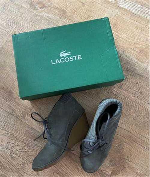 Ботинки Lacoste замша, 37,5