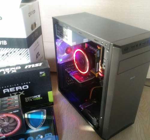 Игровой пк 16 ядер, 32Gb, SSD, GTX1050Ti 4Gb