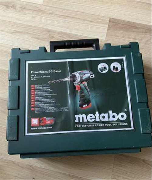 Шуруповерт metabo 18v