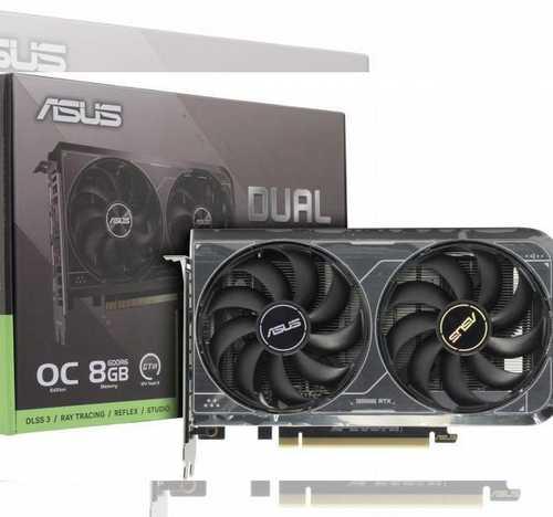 Asus Dual dual-RTX4060-O8G-V2 GeForce RTX 4060 OC 8 Гб gddr6