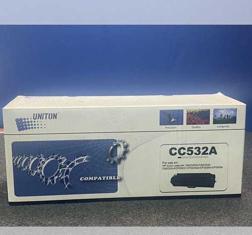 Картридж Uniton CC532A желтый новый