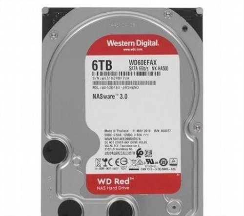 6TB WD Red (WD60efax) Serial ATA III, 5400- rpm, 2