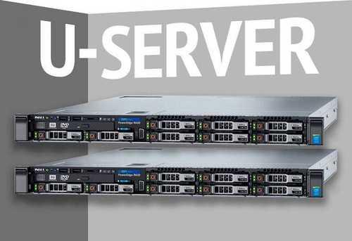 R630 8SFF 2x2689v4 128Gb H330 2x750W, Сервер Dell