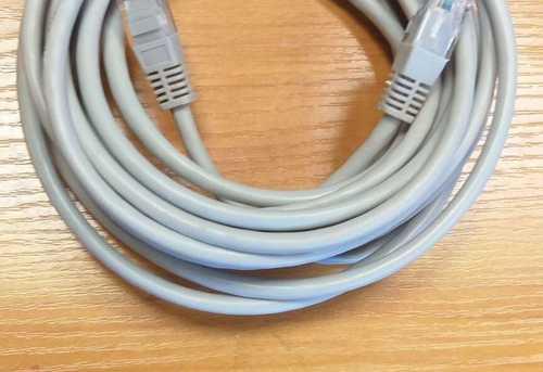 Патч-корд Rexant Patchcord UTP cat 5E RJ45-RJ45 5m