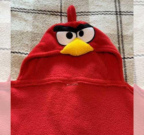 Полотенце пончо детское Angry Birds