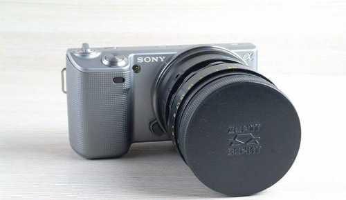 Фотоаппарат Sony Alpha Nex5 + helios 58mm f/2