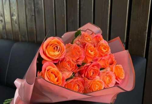 Цветы розы букет