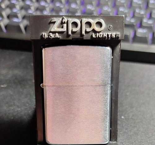 Зажигалка zippo 200 brushed chrome 1996 года