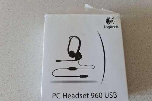 Гарнитура Logitech PC Headset 960 USB