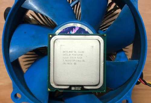 Процессор lga 775 Intel E6600 + кулер