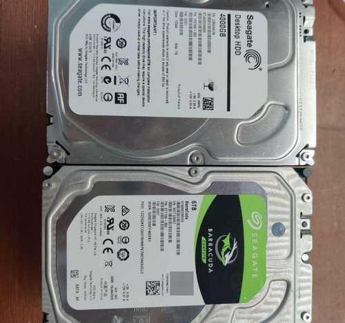 Жесткие диски hdd 4tb и 6tb