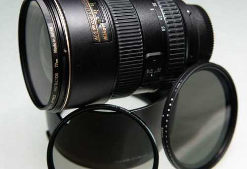 Nikon AF-S DX Nikkor 17-55 mm f/ 2.8 + 3 фильтра