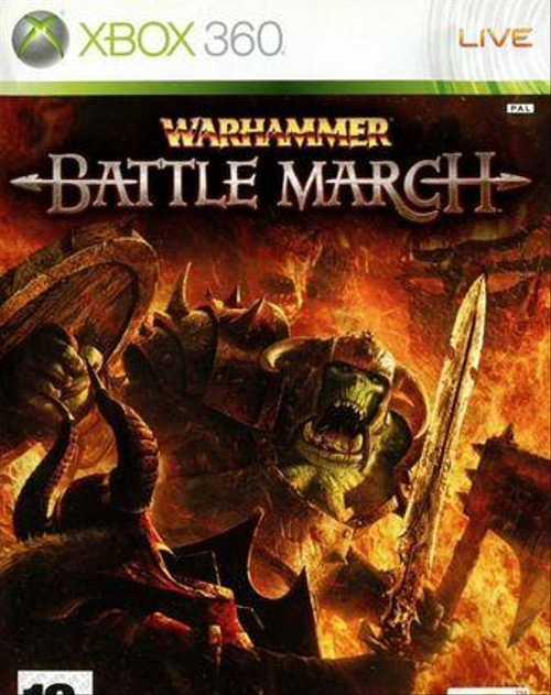 Warhammer Battle March (Xbox 360, англ, бу)