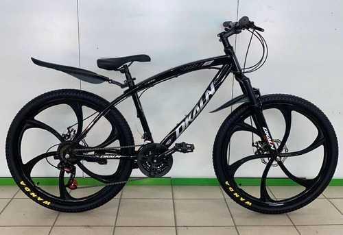 Горный велосипед с литыми черный