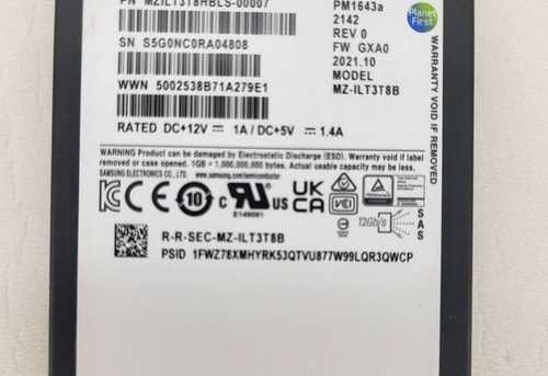 SSD Samsung PM1643a 3.84Tb mzilt3T8hbls-00007