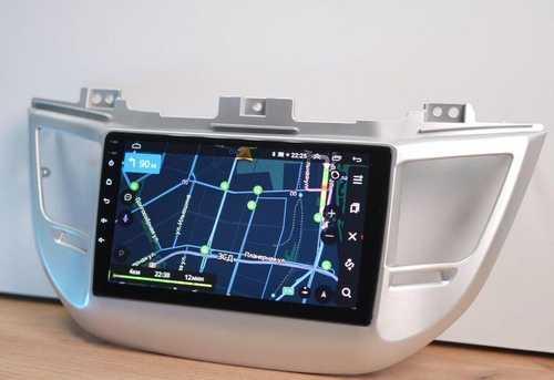 Магнитола 9" на Hyundai с Carplay, 2/32Гб, 8 ядер