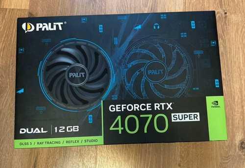 Новая Palit RTX 4070 Super Dual OC 12 GB