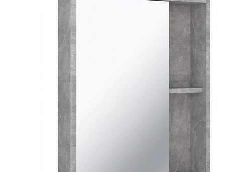 Зеркальный шкаф Runo серый бетон Эко 52 (00-00001