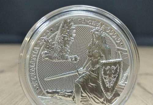Монета "Леди Германия" 2022 г, 2023г. серебро