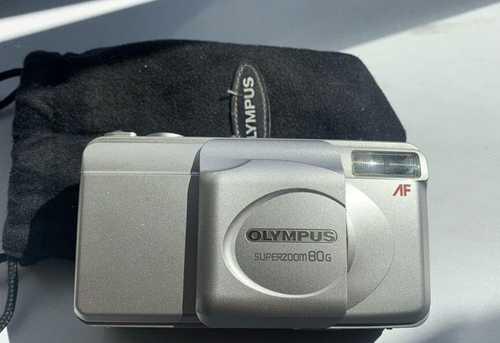 Плёночный фотоаппарат olympus superzoom 80g
